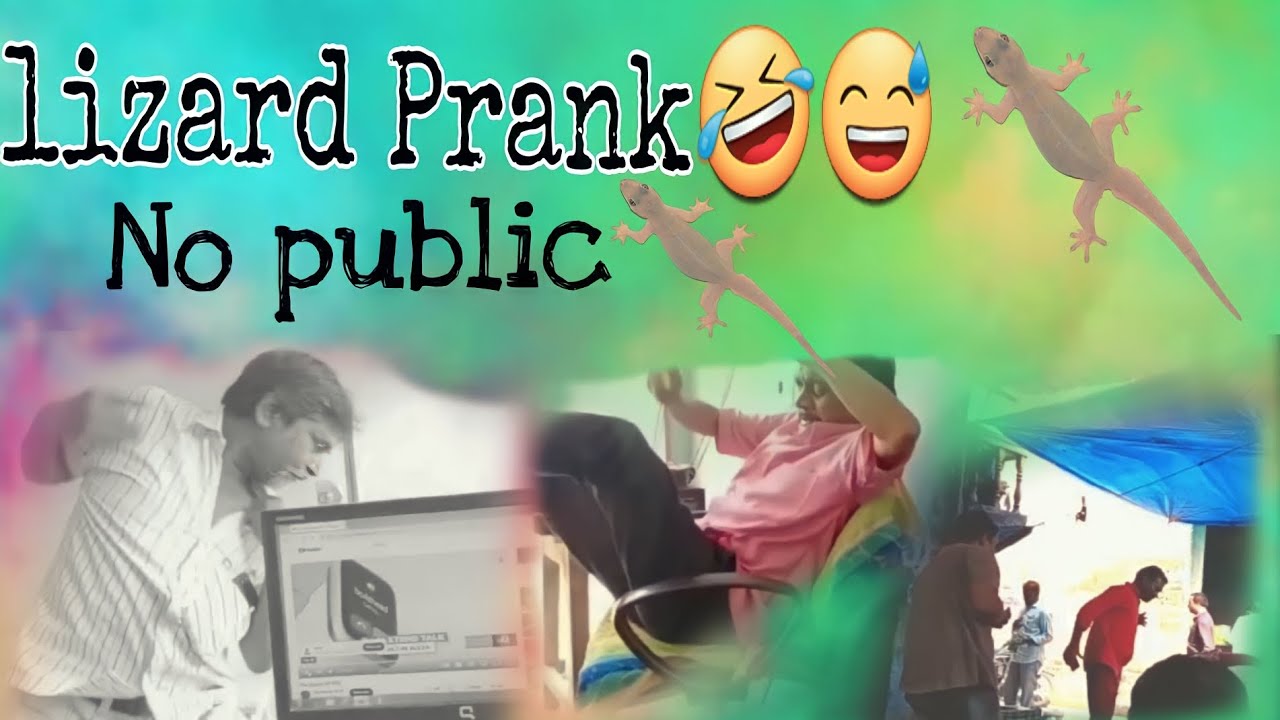 LIZARD PRANK ON PUBLIC 😂FULL CREZY VIDEO 😂😆 - YouTube