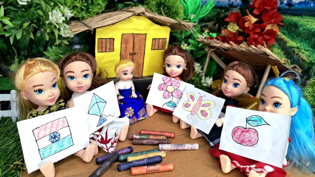 My Little Putul || Putuler golpo || Drawing competition | অংকন ...