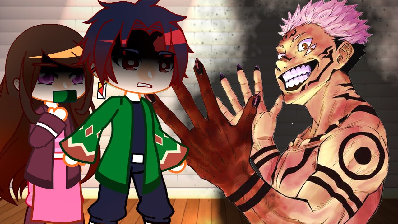 Demon Slayer React to Sukuna | Gacha Club | Gacha React | JJK - YouTube