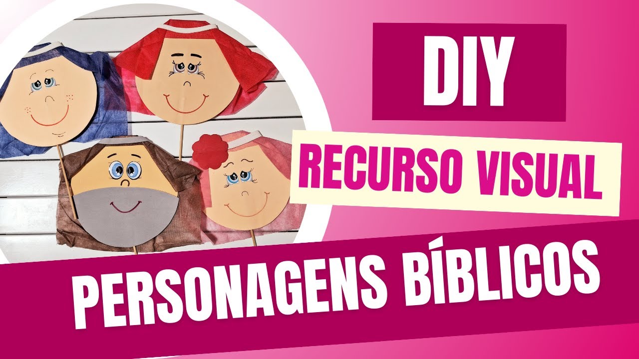 COMO FAZER | Personagens bíblicos [MUITO FÁCEIS] - YouTube