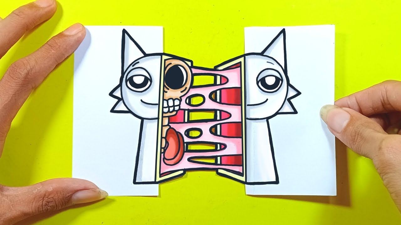 Cute Drawings Wenda INCREDIBOX SPRUNKI Paper Crafts To do Home - YouTube
