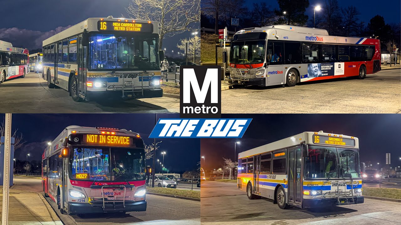 WMATA & Prince George's County TheBus Mini Compilation at Greenbelt ...