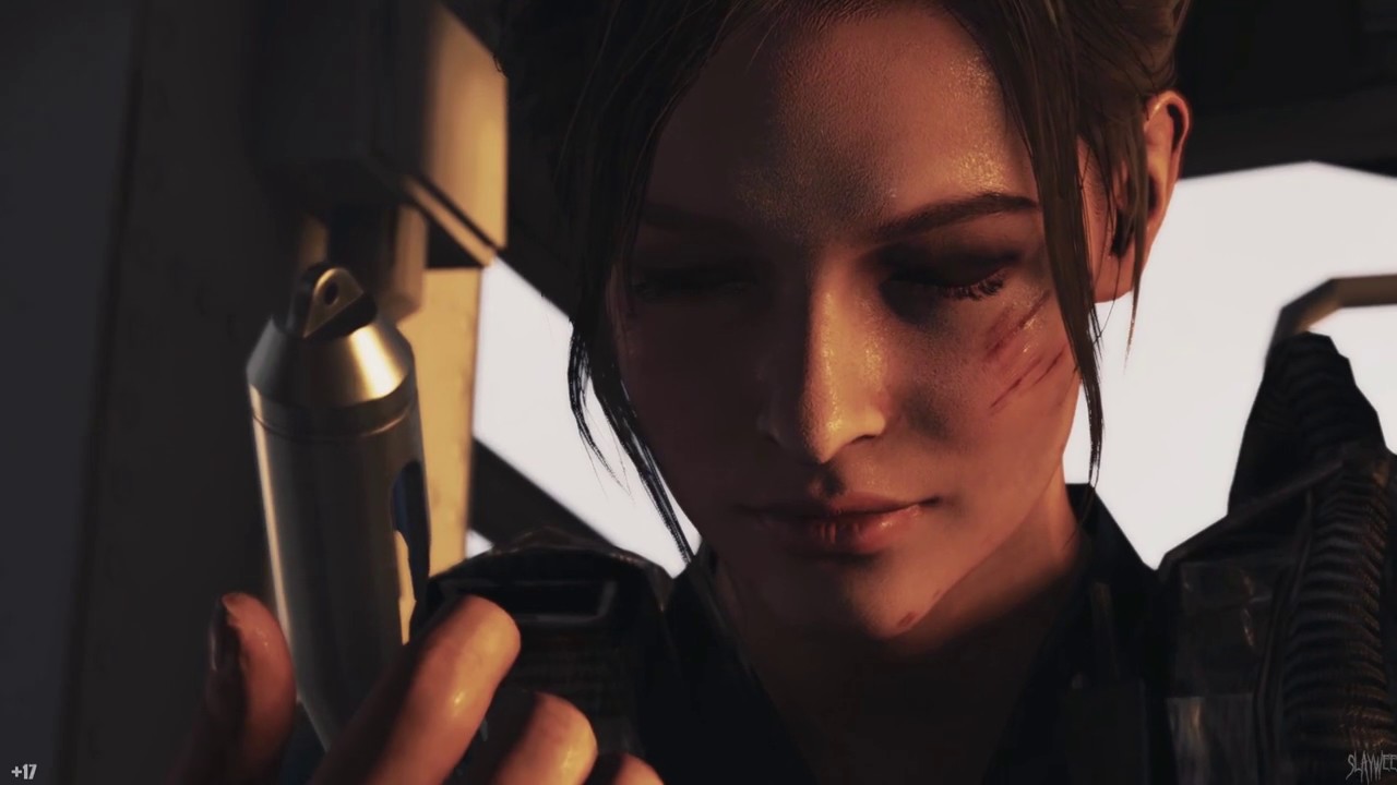 RE3R MOD Jill - Wetsuit Final Confrontation Ending - YouTube