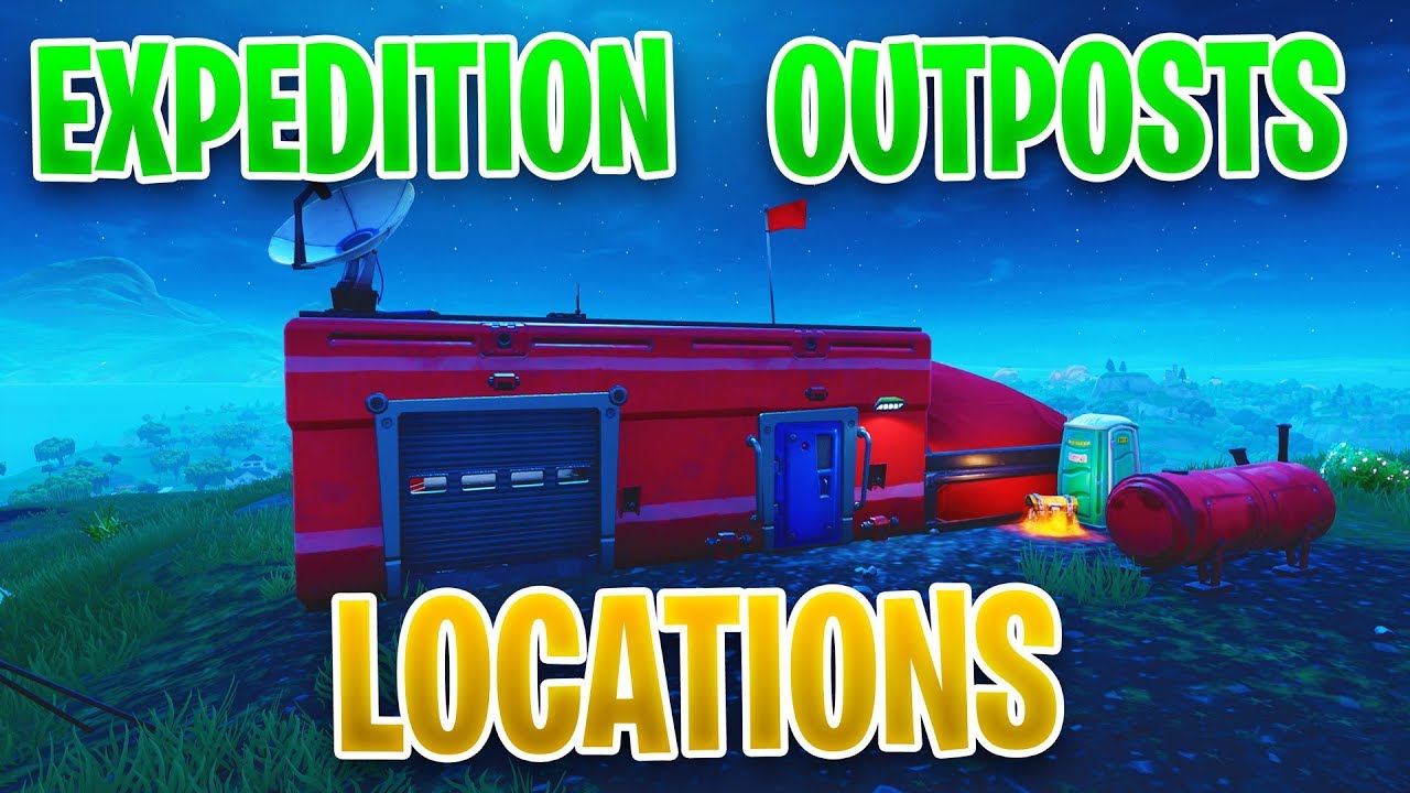 Fortnite EXPEDITION OUTPOSTS - ALL LOCATIONS - Fortnite Week 4 ...