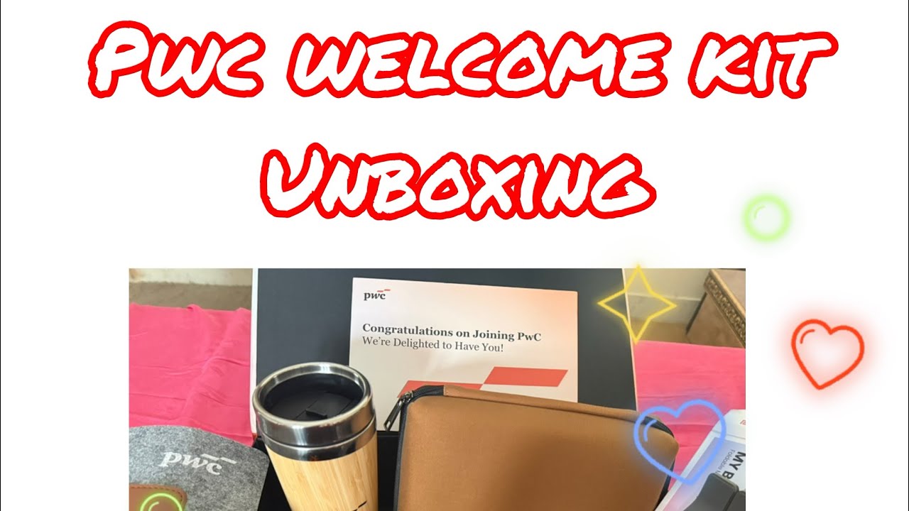 Unboxing my first job welcome kit #pwc #big4 - YouTube