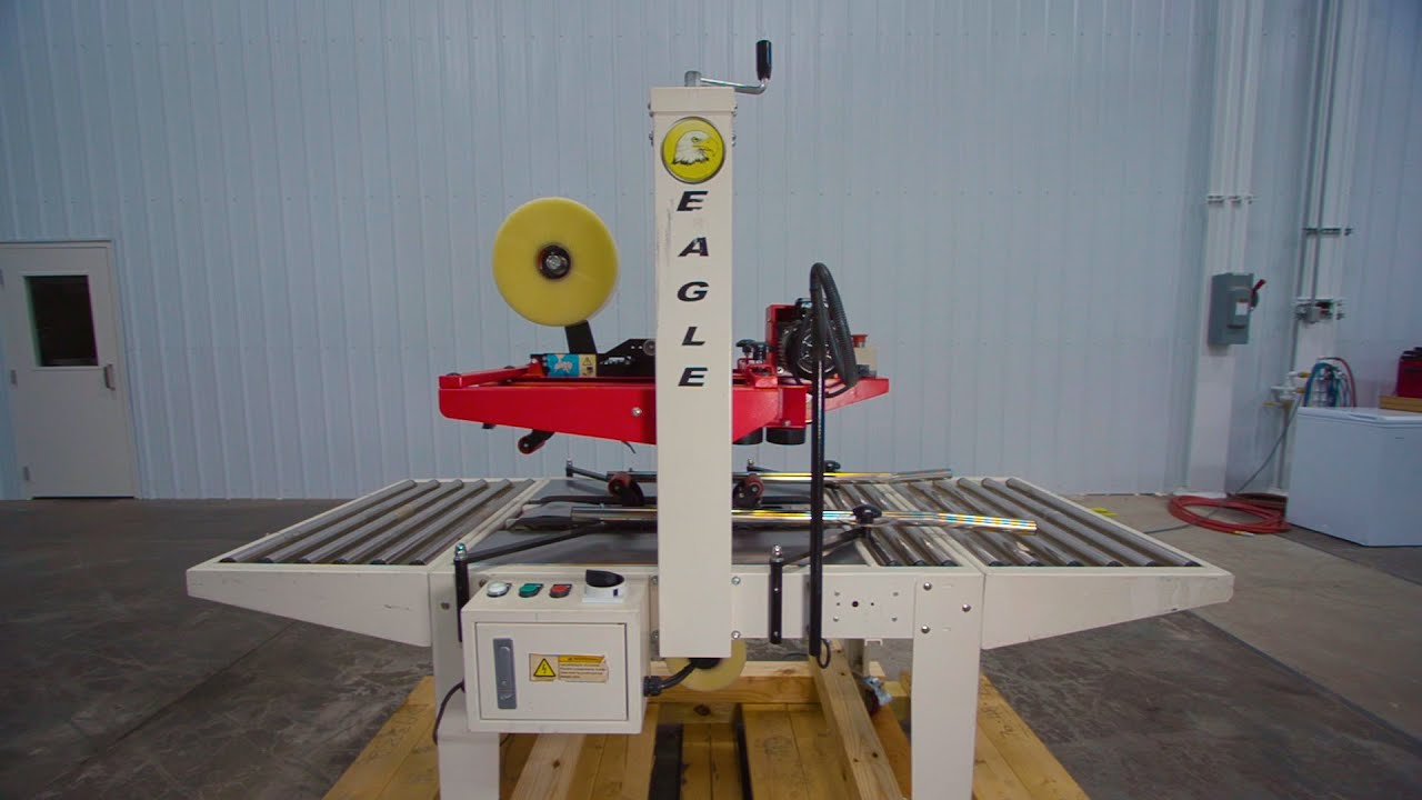 Berran Eagle T210 3" Top Bottom Manual Case Taper Demo - YouTube