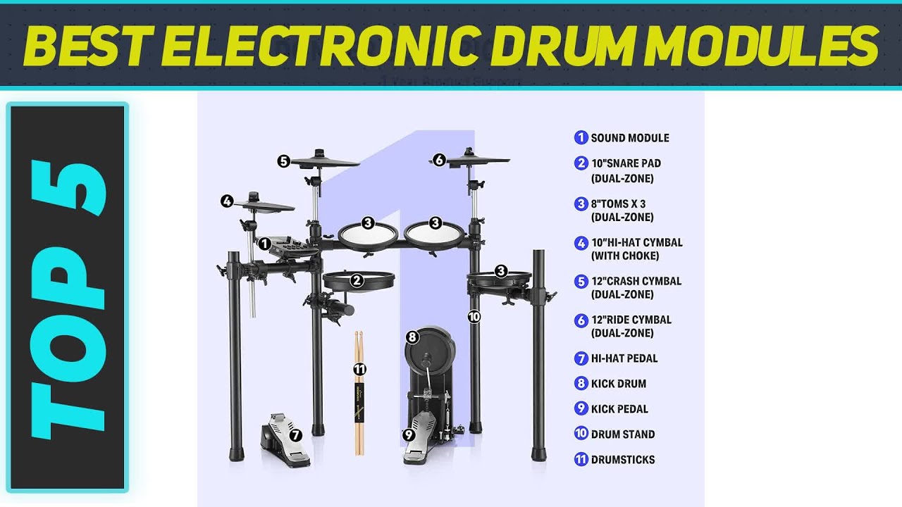 Best Electronic Drum Modules 2023 - Top 5 Electronic Drum Modules - YouTube