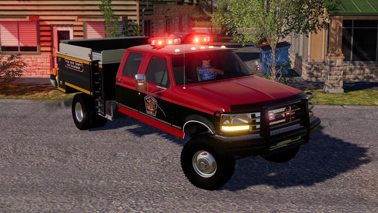 Ford F350 Fire Truck - Farming Simulator 2019 [FS 19 LS 19 Car Mod ...