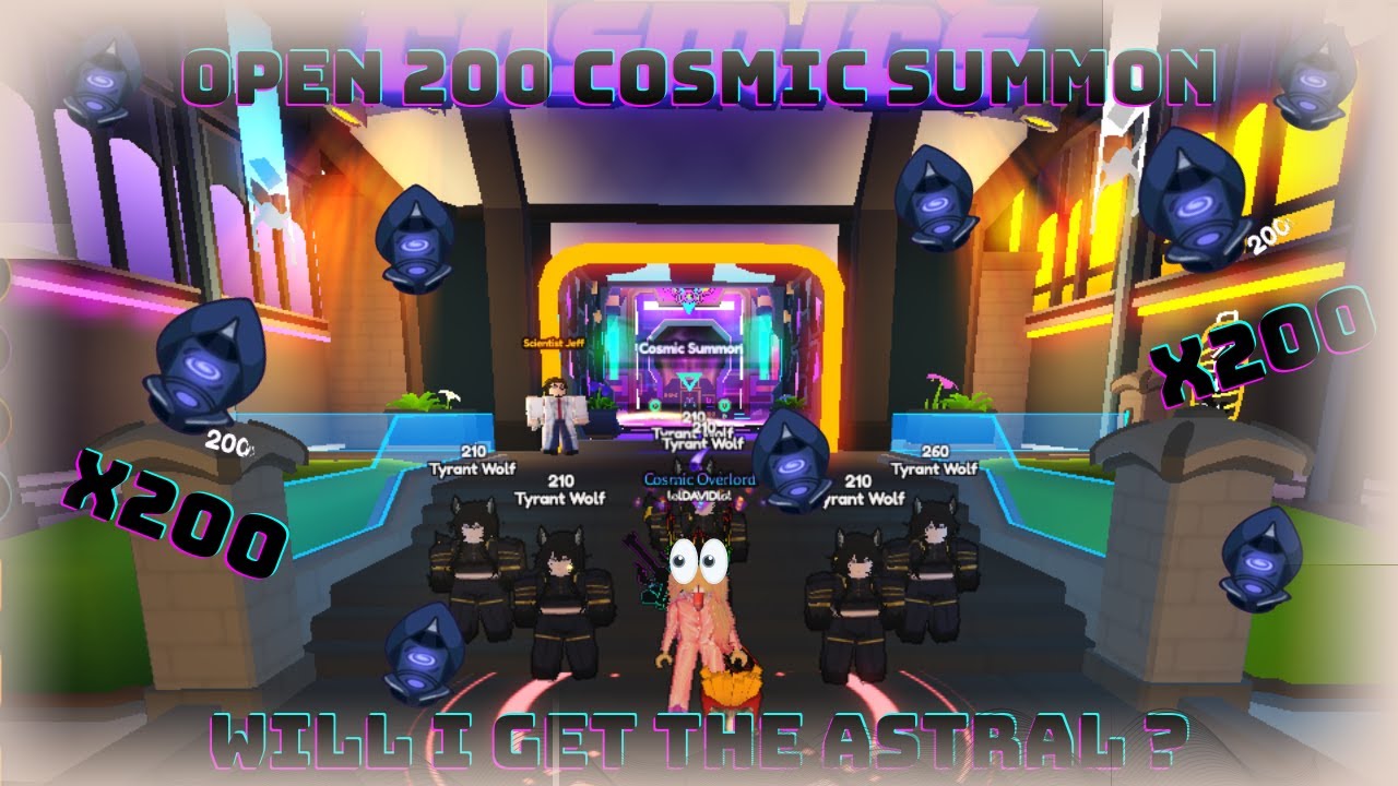 🔮🕶🎉OPENNING X200 Cosmic SUMMON 0.0🎉🕶🔮 - YouTube