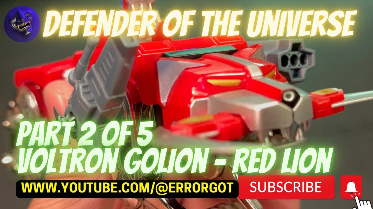 [Voltron Golion] Soul of Chogokin GX-71 Golion : Lion 2 of 5 - Red Lion ...