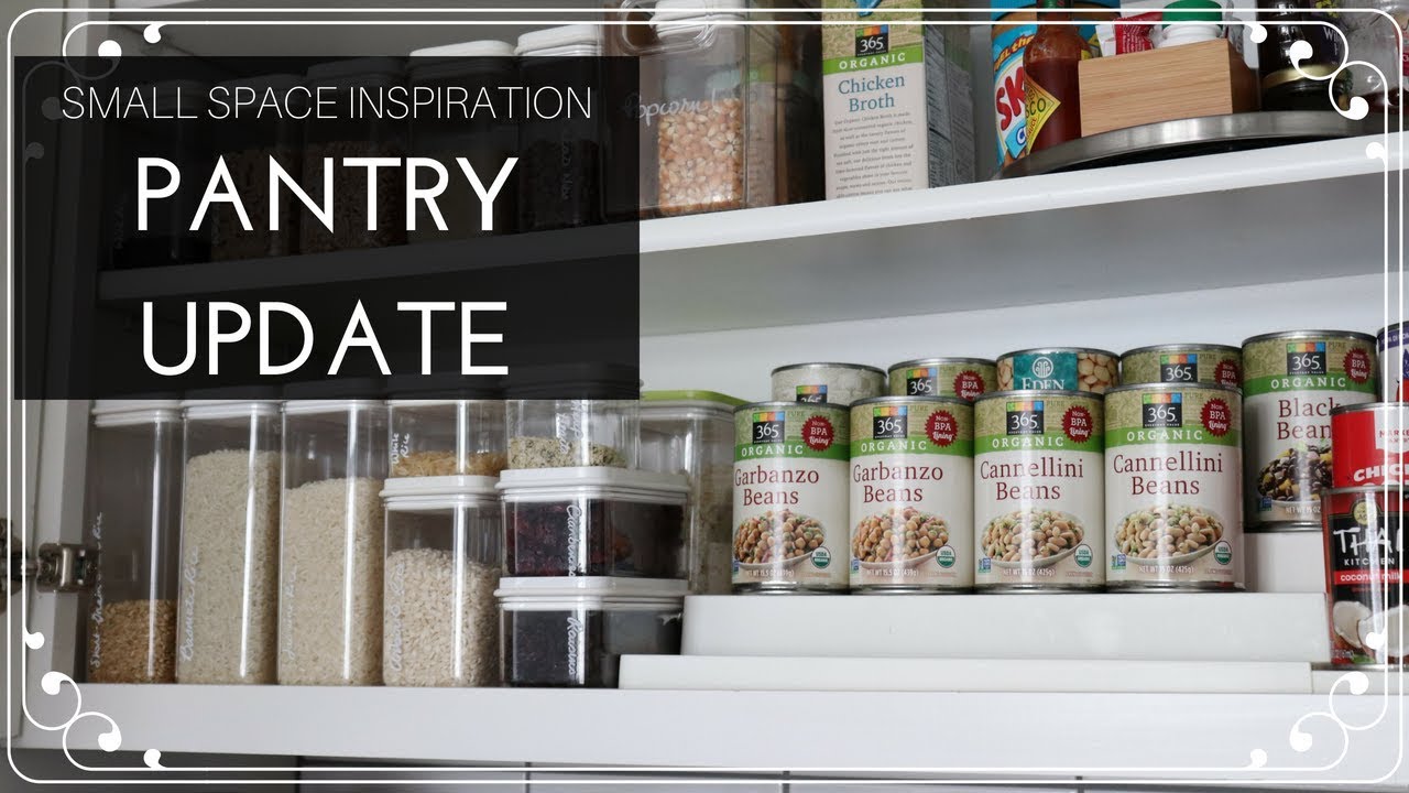 What's In My Pantry? | Small Apartment Pantry Update - YouTube