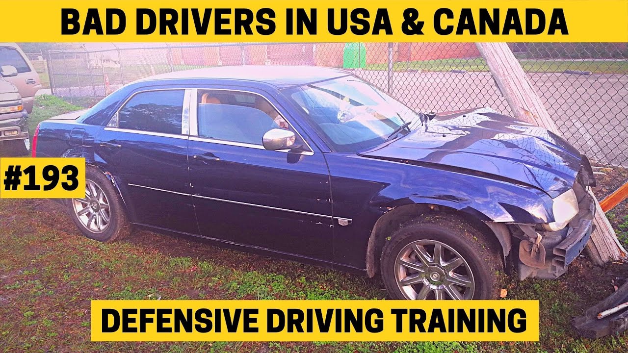 Defensive Driving Training #193 | Bad Drivers & Driving Fails in USA ...