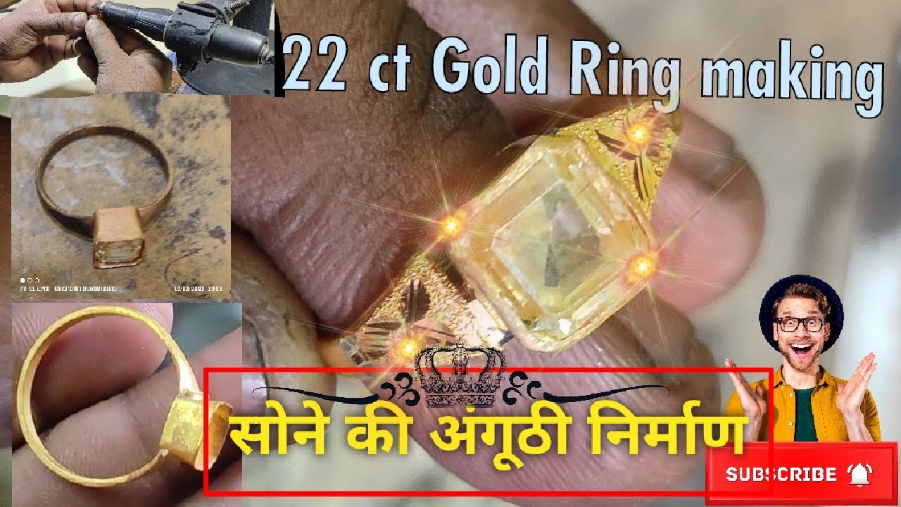 Gold Ring Making. Full Making video.. #gold #goldringmaking ...