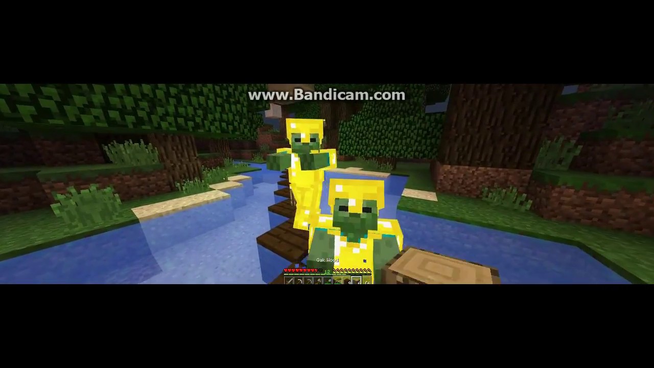 Minecraft, Golden Armor Zombies - YouTube