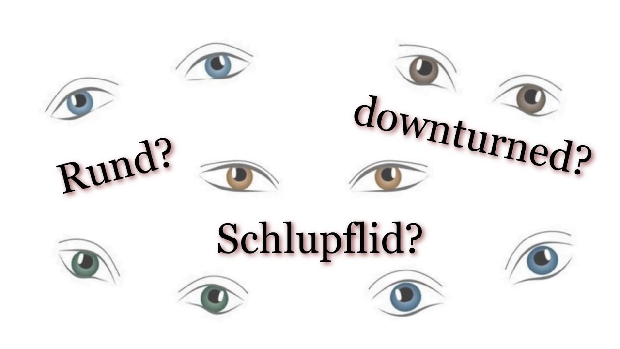 Welche hast du? | Verschiedene Augenformen erklärt | Judy R. - YouTube