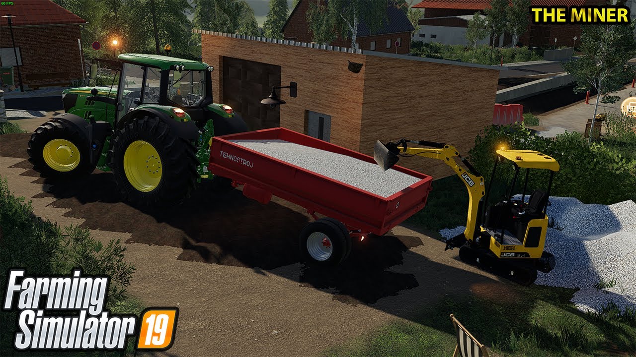 Loading Gravel With New JCB||FS19 MINING MODS - YouTube