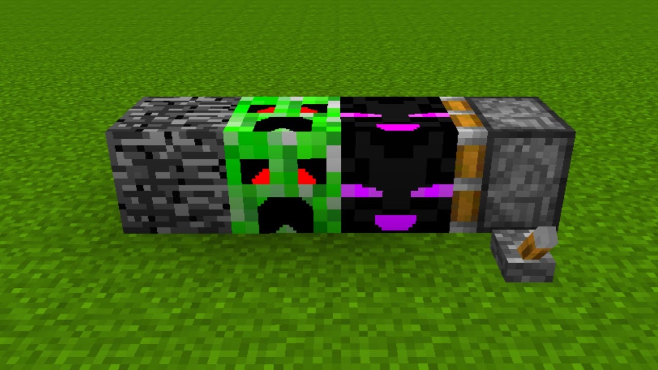 creeper block + enderman block = ??? - YouTube
