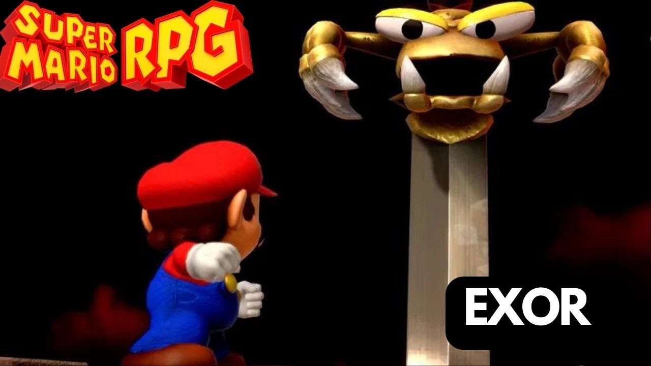 Super Mario RPG Remake: Exor Boss Fight - YouTube