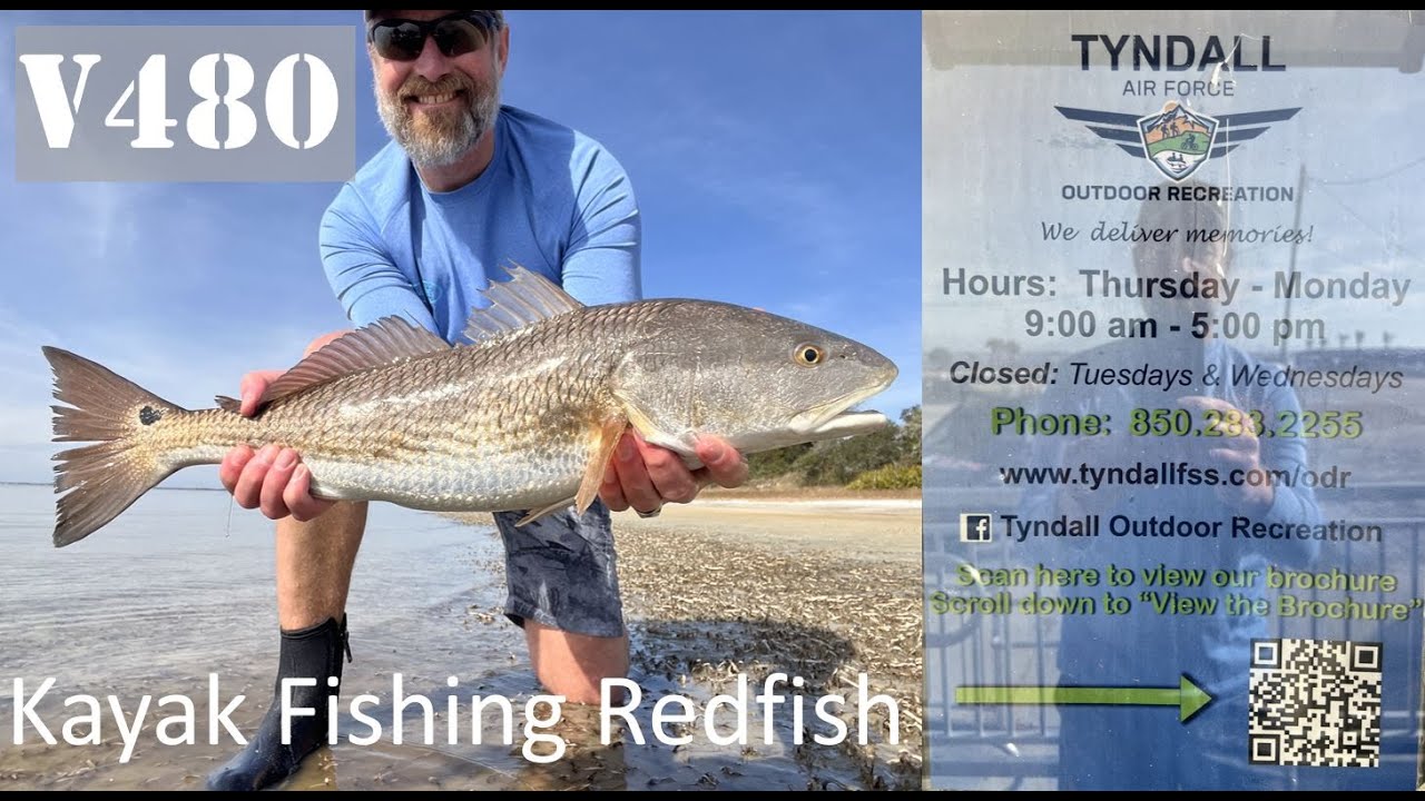 Kayak Fishing Florida w/ Ricky Mills - 3 Minute Fight / 30 Inch Redfish ...