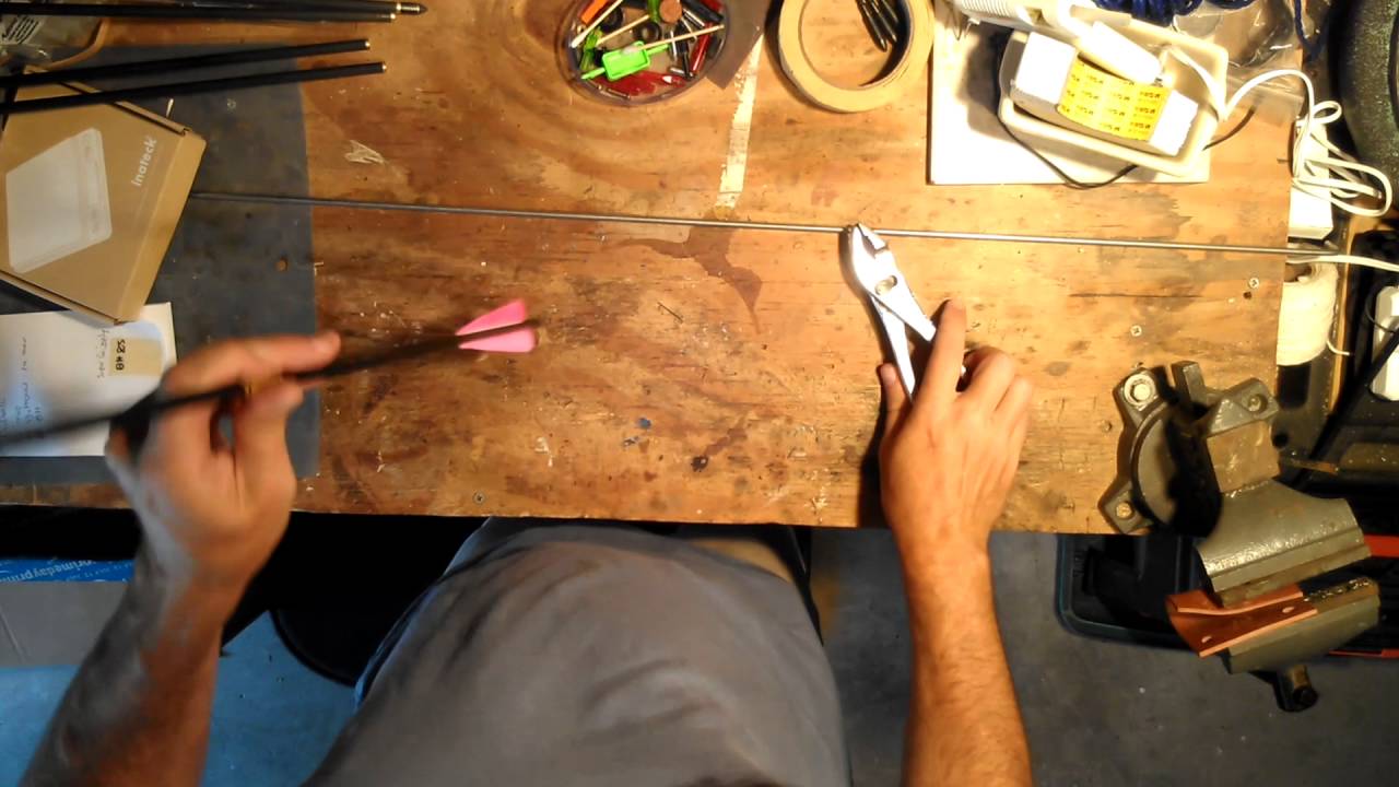Archery: How To Add Back Weights To Your Arrows - YouTube