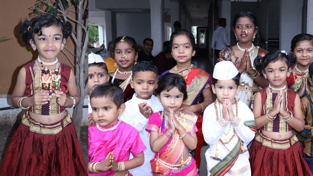 जगात भारी पंढरीची वारी छोटे वारकरी निघाले पंढरीला | सोसायटीमध्ये साजरी ...