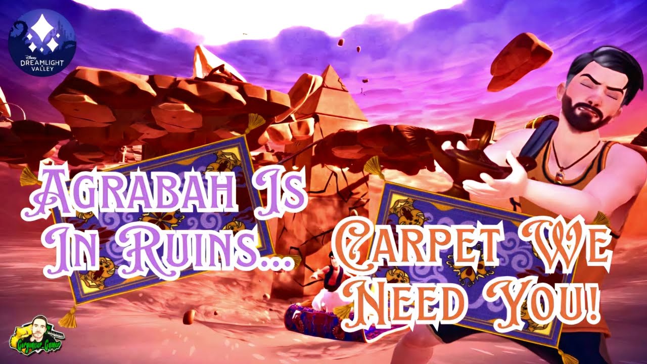 Dreamlight Valley Aladdin & Jasmine Make Their First Appearance...OH ...