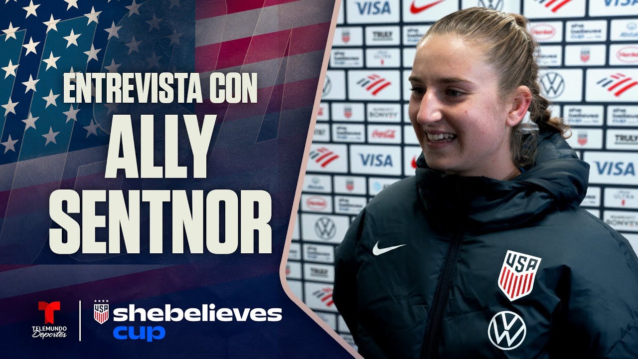 Ally Sentnor: "Significa mucho marcar mi primer gol con la Selección ...