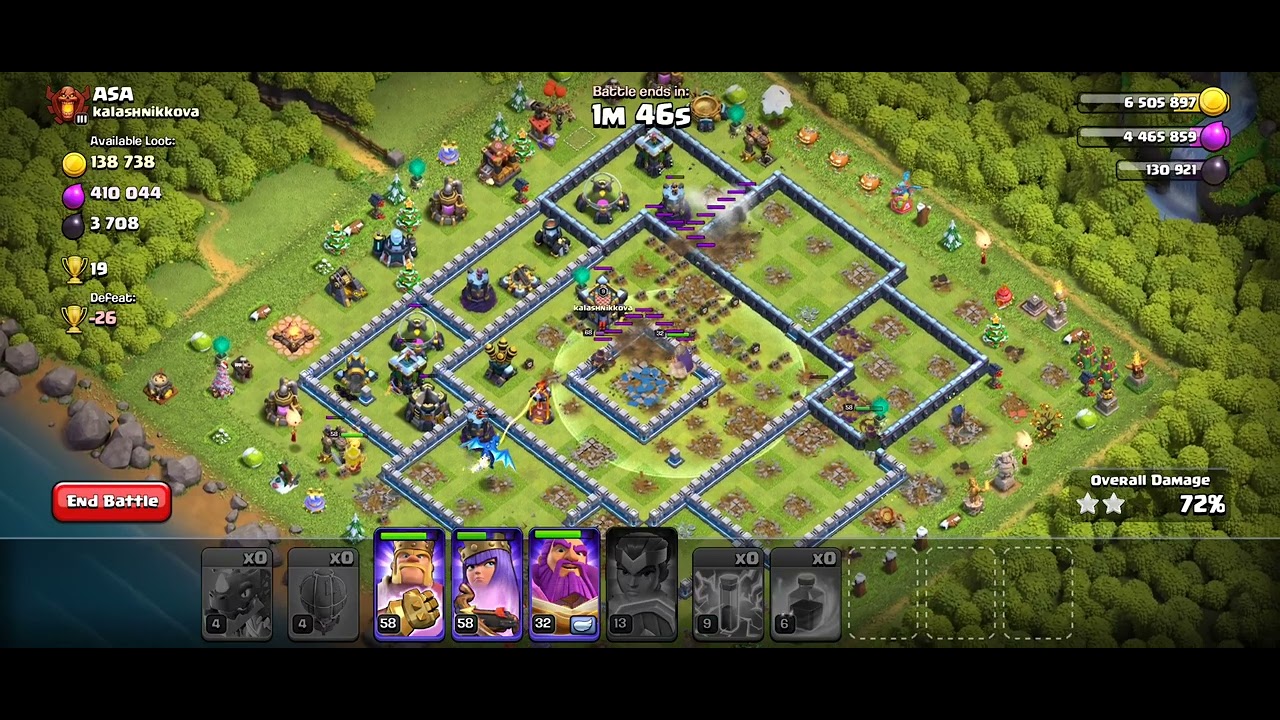 CLASH OF CLANS (COC) HOME BASE ATTACK - YouTube