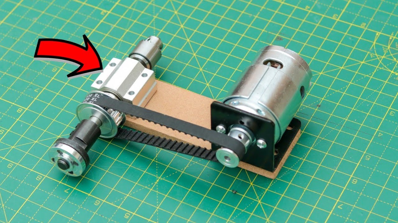 Awesome DIY idea from DC Motor - YouTube