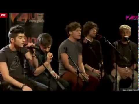 One Direction - What Makes You Beautiful at Z100 live chat - YouTube