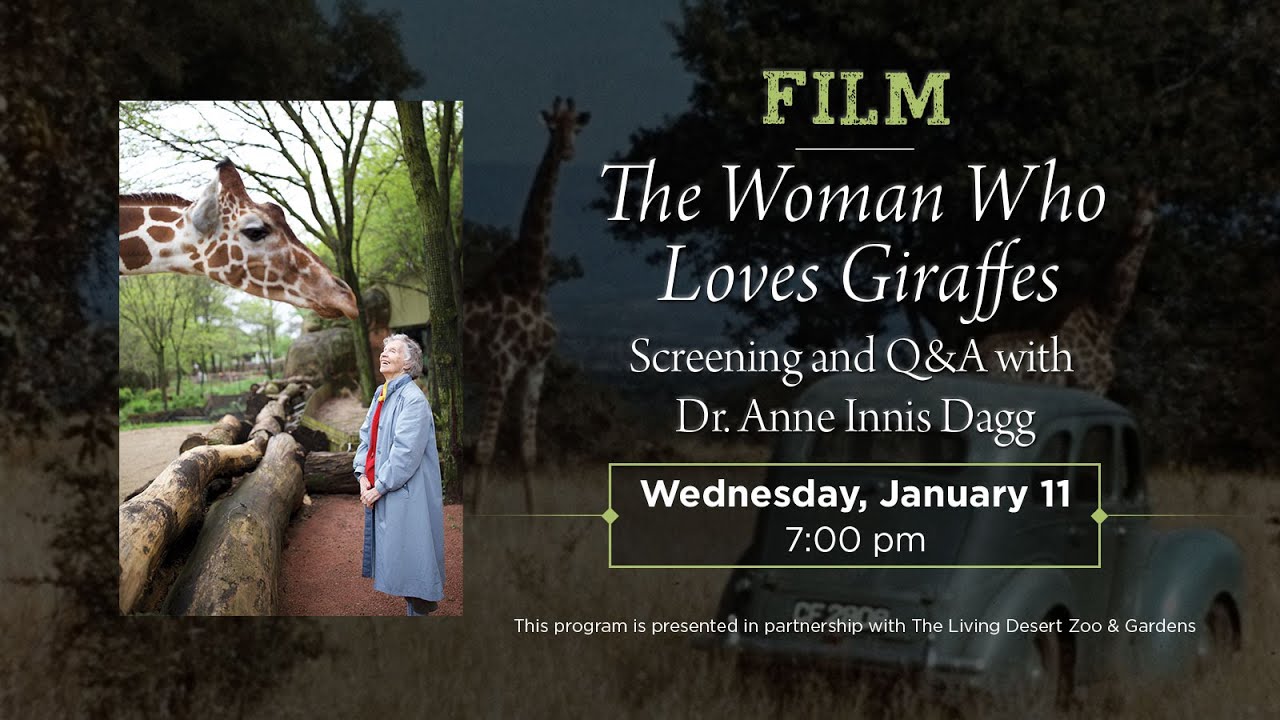 The Woman Who Loves Giraffes • Q&A with Dr. Anne Innis Dagg - YouTube