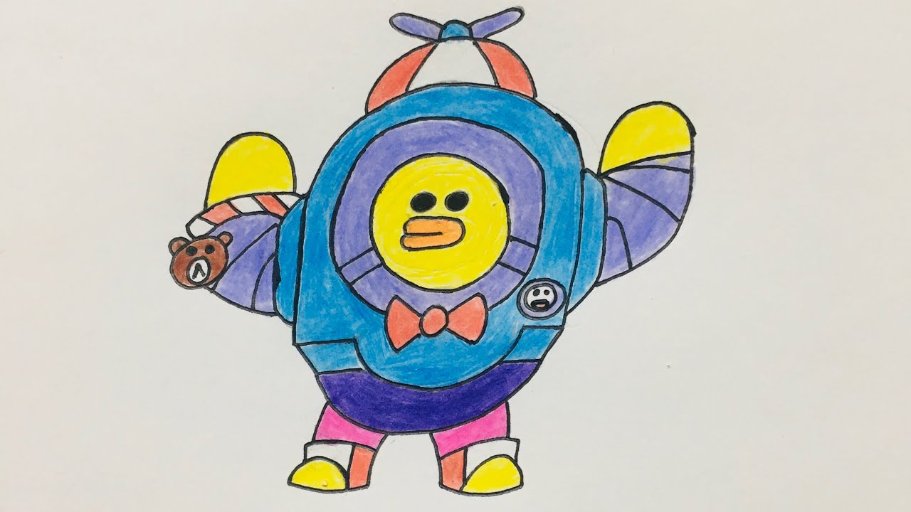 How To Draw Sally Nani / Brawl Stars - YouTube