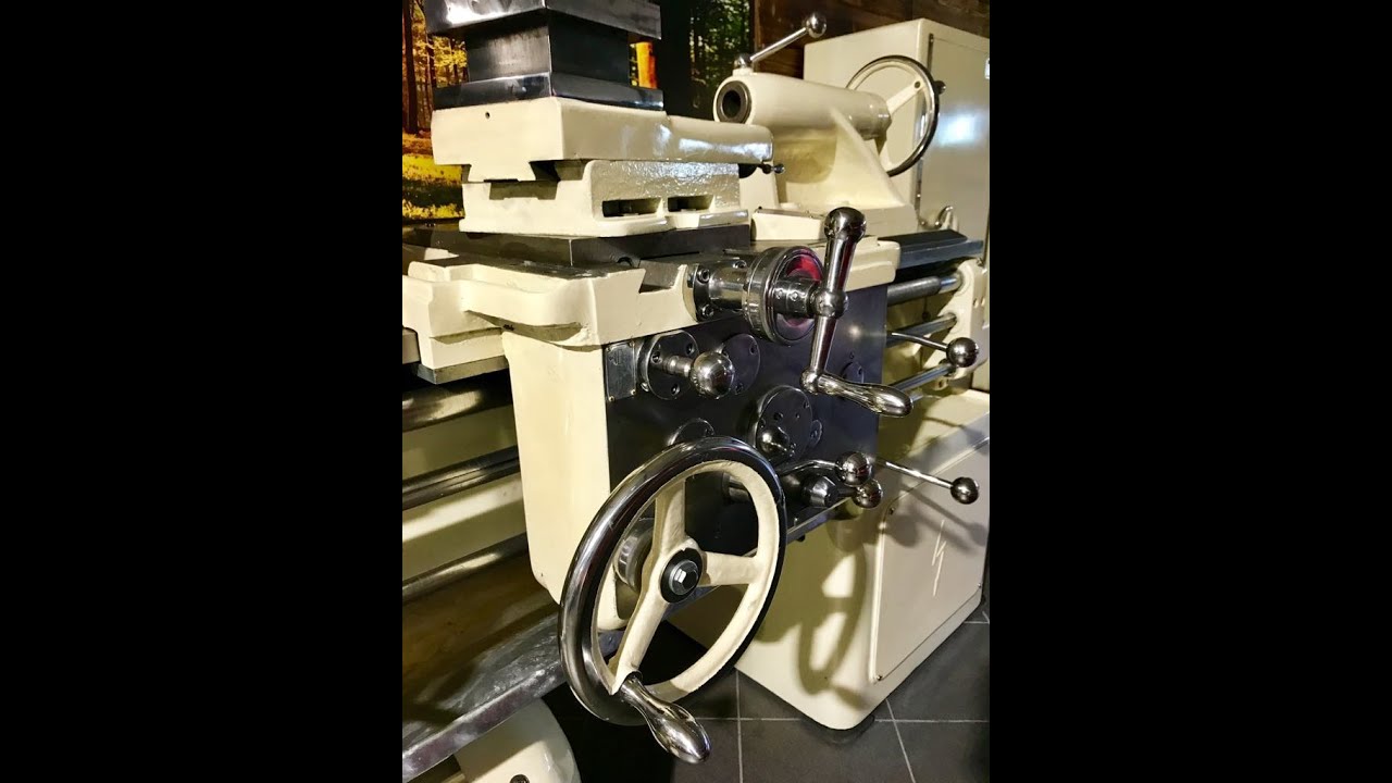 Tokarka TUC 40 1956r. OLD LATHE RESTORATION - YouTube