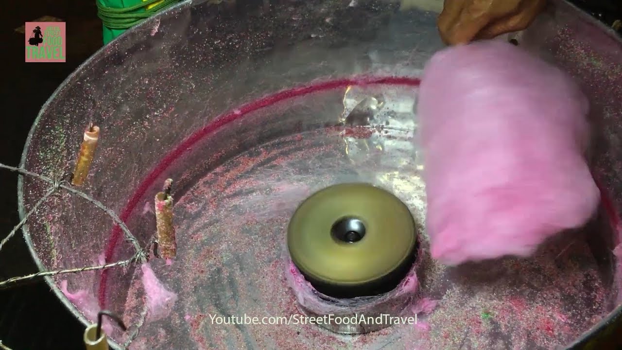 Amazing Street Food Vietnam 2018 [ Cotton Candy ] Keo Bong Gon - YouTube