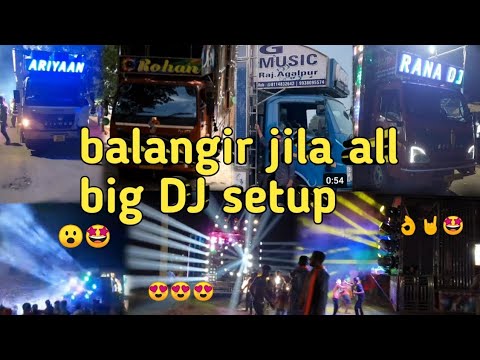 balangir jila all big dj setup#best light opreting#best dj setup# ...