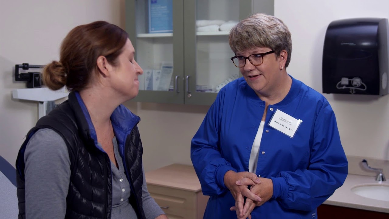 Assist Provider with a Patient Exam Sims Position - YouTube