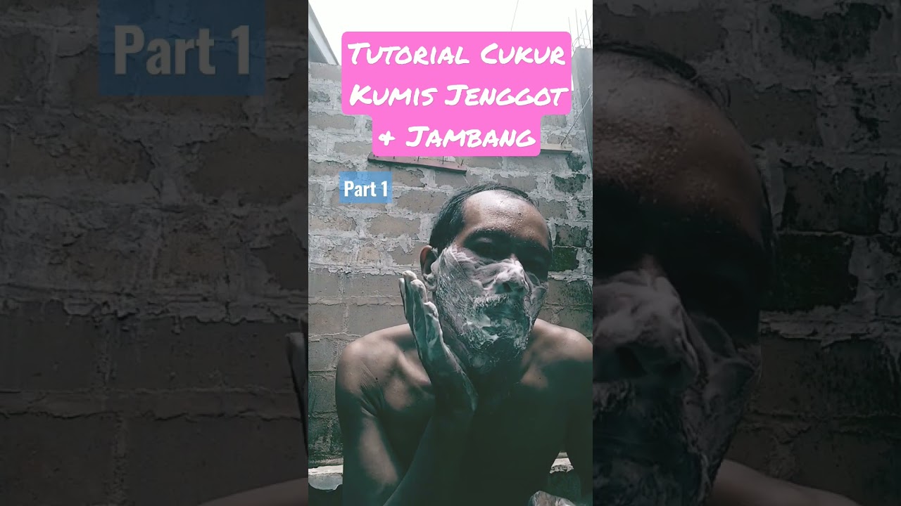 Tutorial Cukur Kumis, Jenggot & Jambang Cara Saya Part 1 #shorts - YouTube