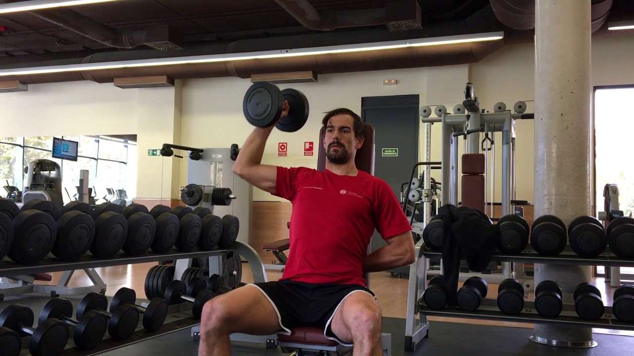 PRESS MILITAR MANCUERNA 1 MANO - YouTube