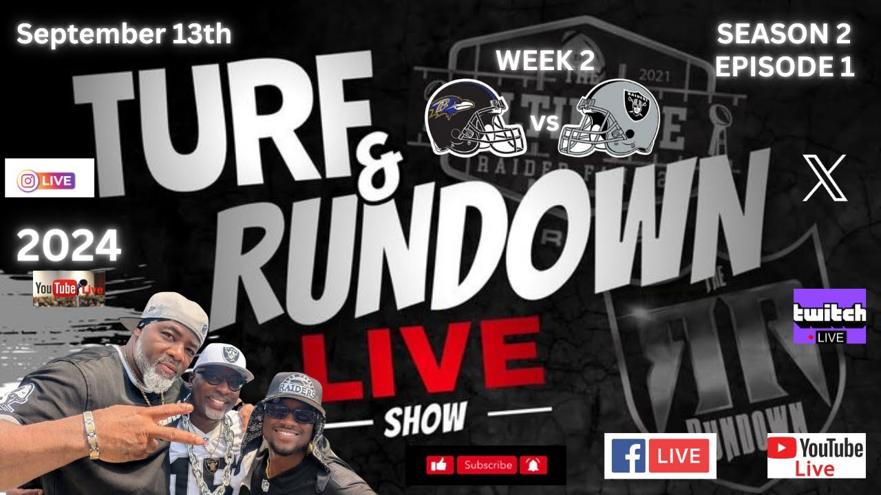 Turf n Rundown Show – Season 2 Premiere! New Time, New Format! 🏈💬 - YouTube