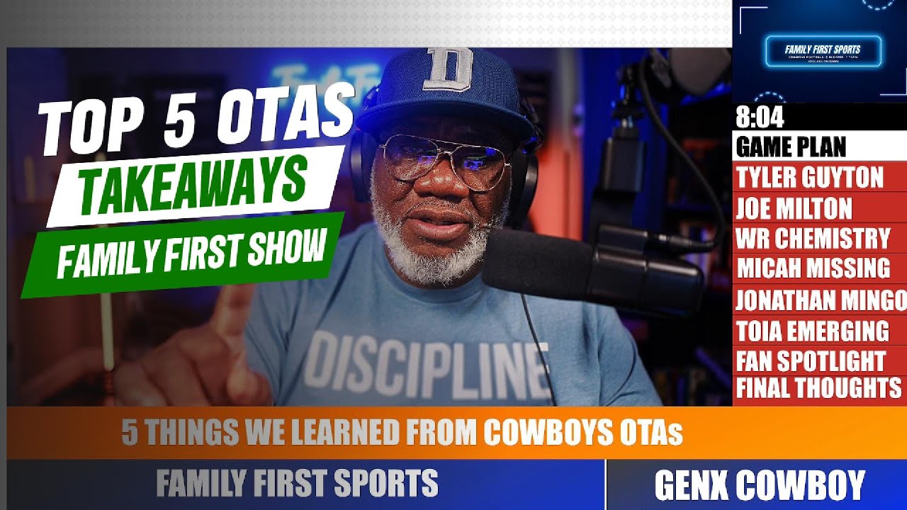 FAMILY FIRST SHOW Ep.10: TOP 5 OTAs TAKEAWAYS #cowboysnation - YouTube
