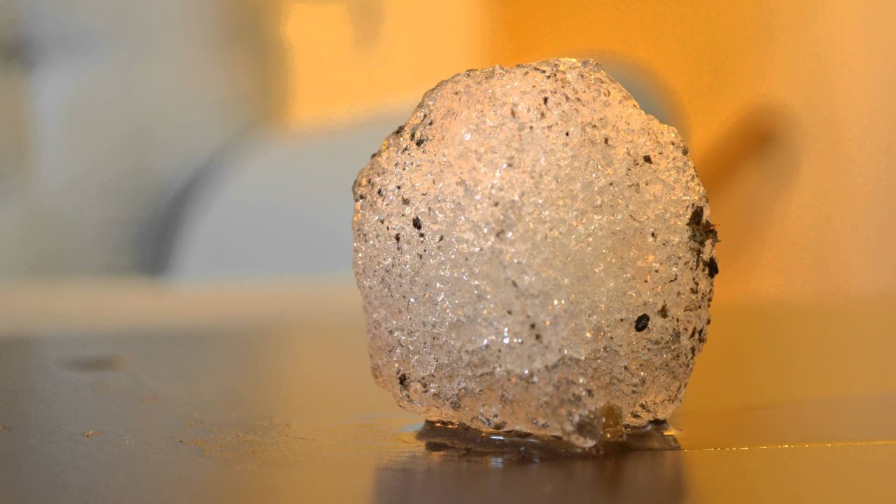 Snowball Melting Time-lapse (4k) - YouTube
