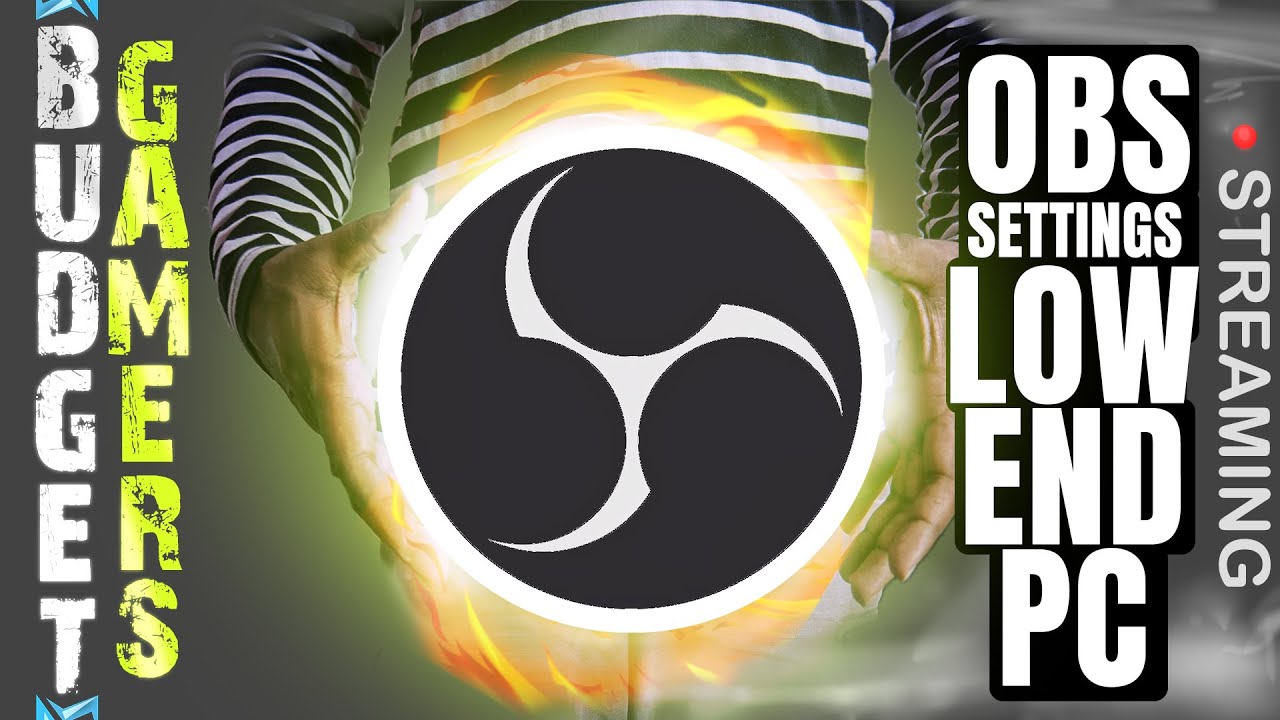 LOW END PC OBS Streaming Settings | Single PC Streaming - YouTube