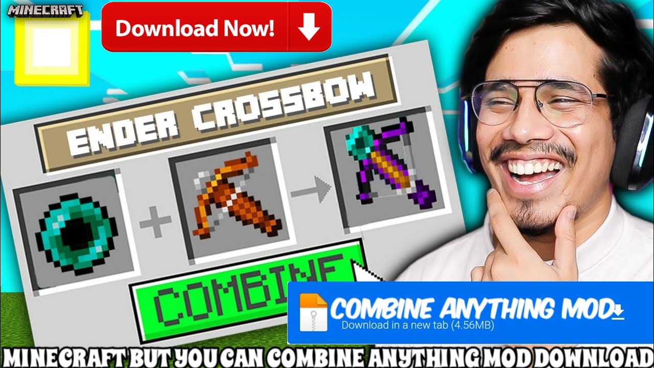 @AnshuBisht MINECRAFT BUT YOU CAN COMBINE ANYTHING MOD DOWNLOAD ...