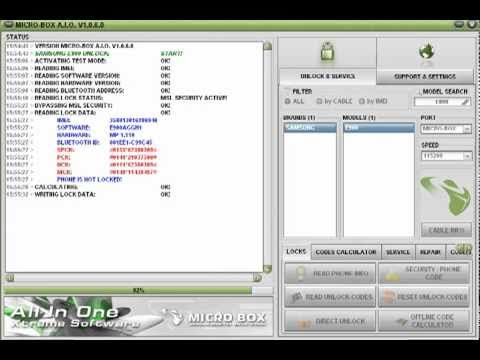 SAMSUNG E900 DIRECT UNLOCK BY MICROBOX - www.micro-box.com - YouTube