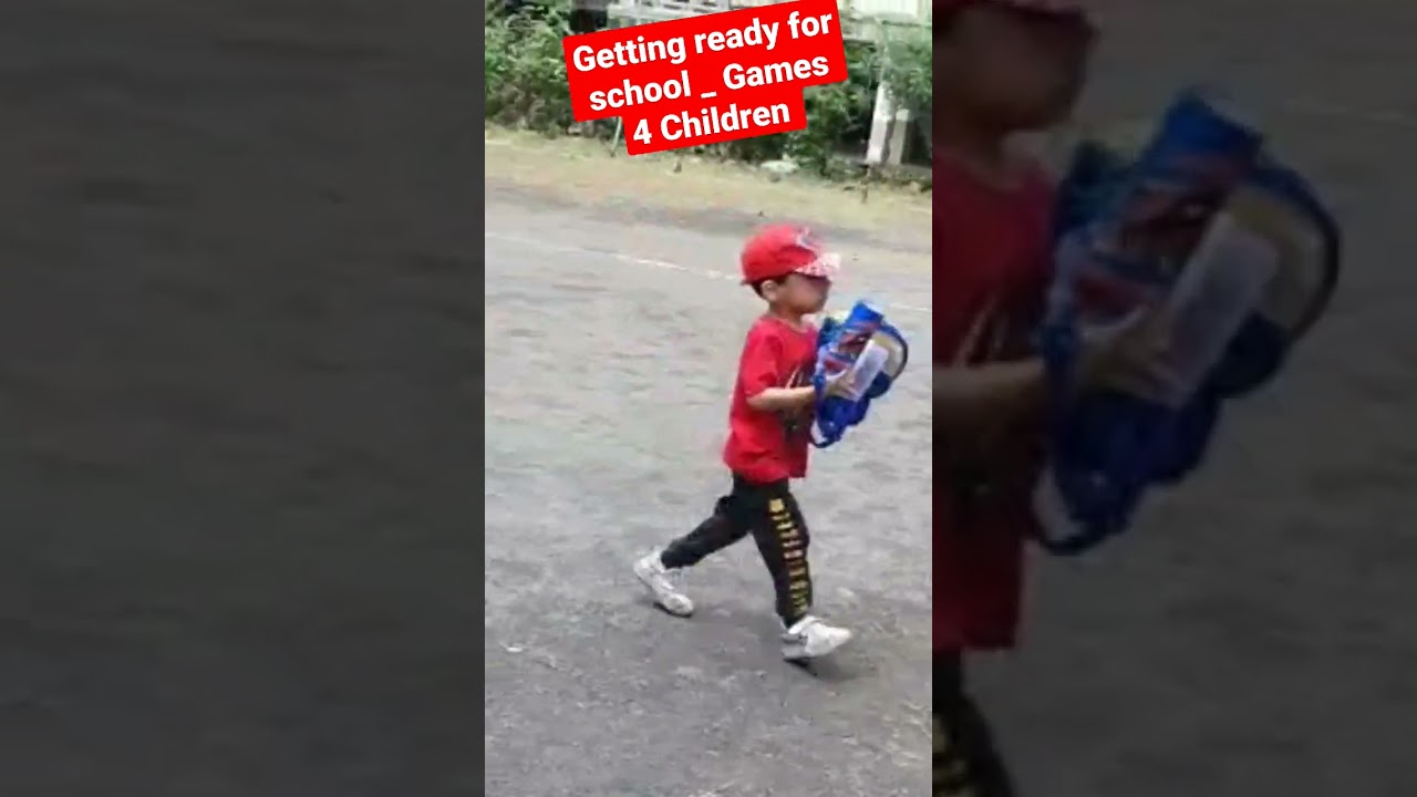 Getting ready for school - Games for children - YouTube