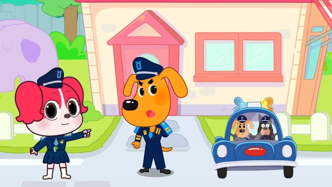 Safety Sheriff Labradors #43 help Sheriff || Doberman Dog To With ...