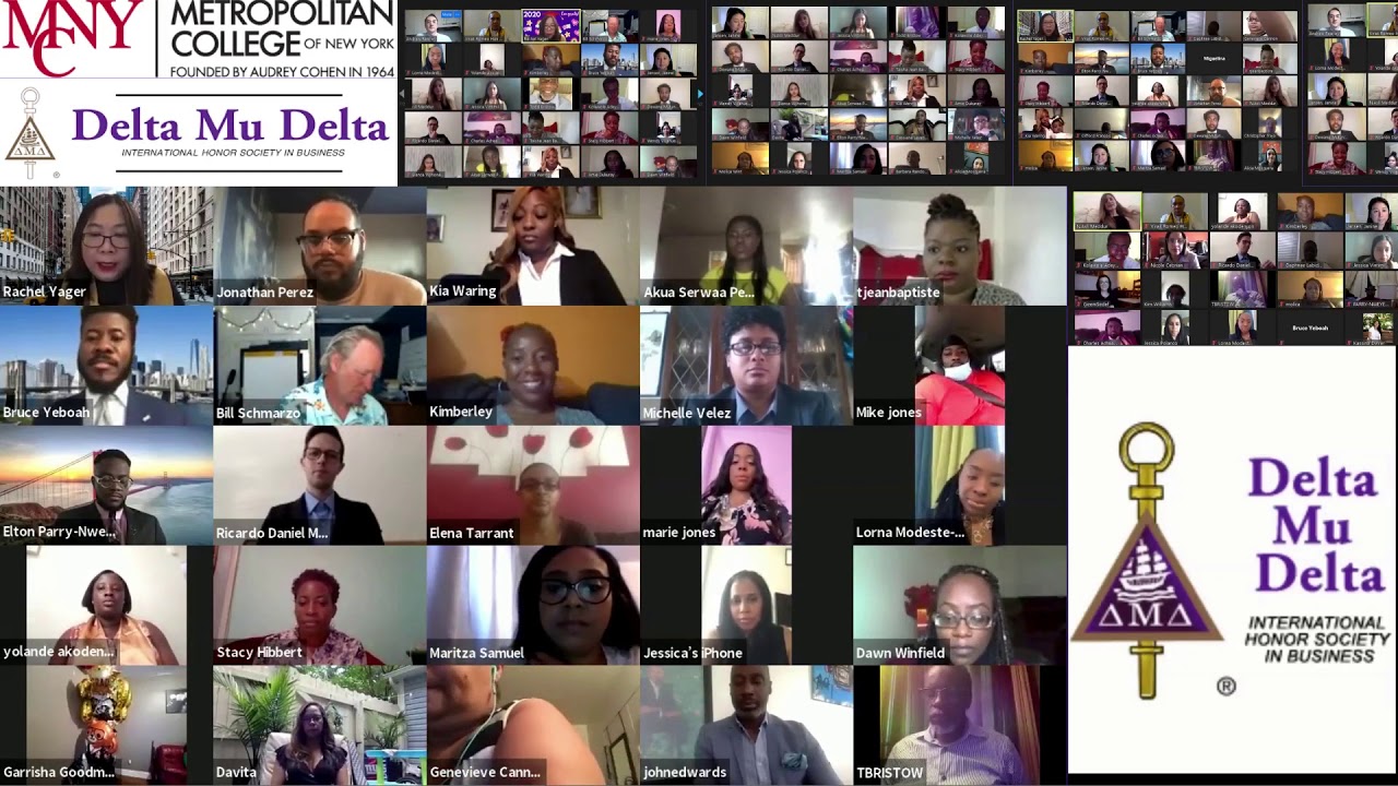 2020 Delta Mu Delta Virtual Induction Ceremony, Xi Alpha Chapter at ...