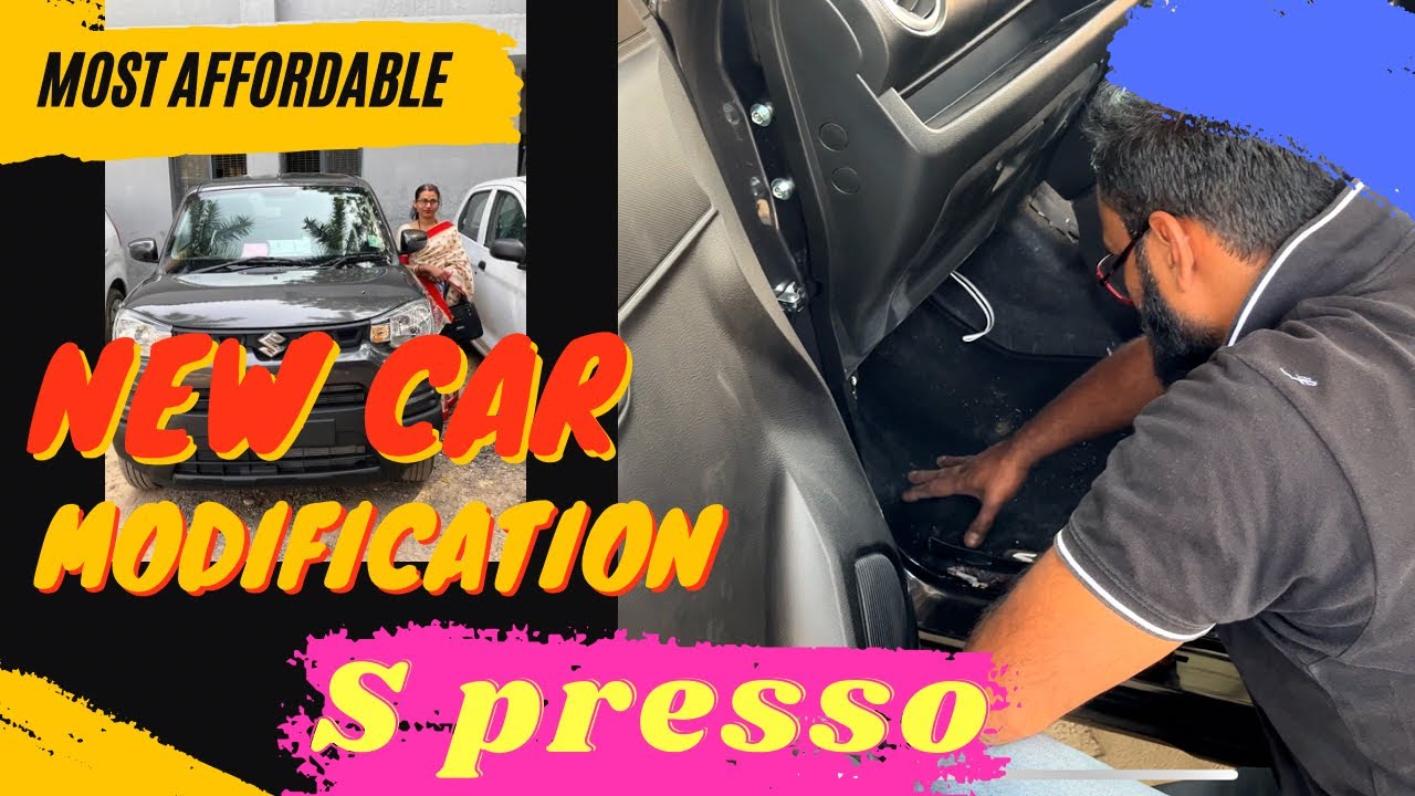 New Car modification | Maruti Suzuki S presso VXI plus 2023 ...