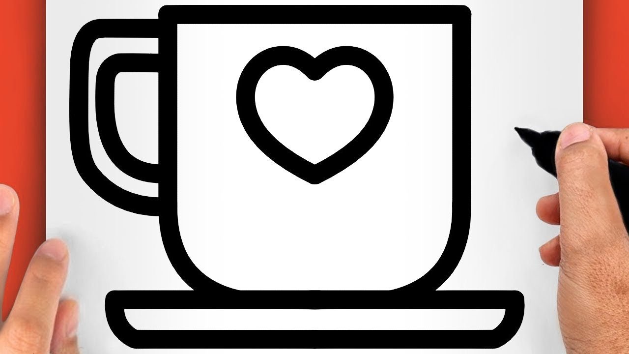 HOW TO DRAW A MUG (EASY) - Cute Mug Drawing (EASY) - YouTube