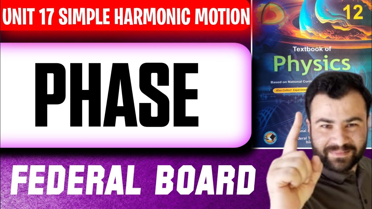 Phase in SHM | Class 12 Physics | Unit 17 Simple Harmonic Motion ...
